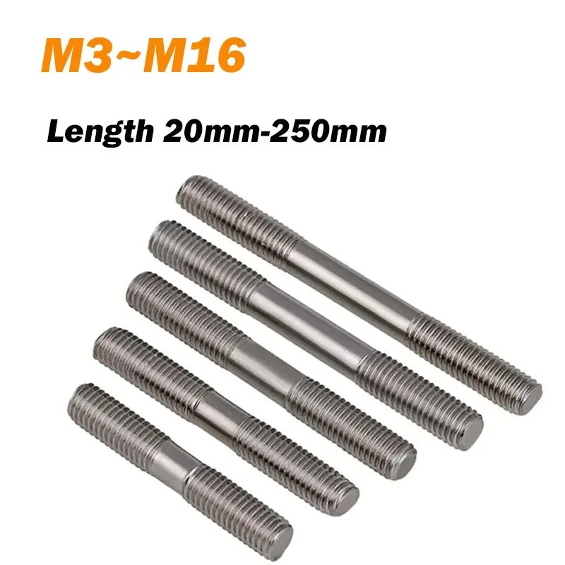Шпильки из нержавеющей стали M3-M16 длина 20-250 мм 130mm, M10-1Pcs