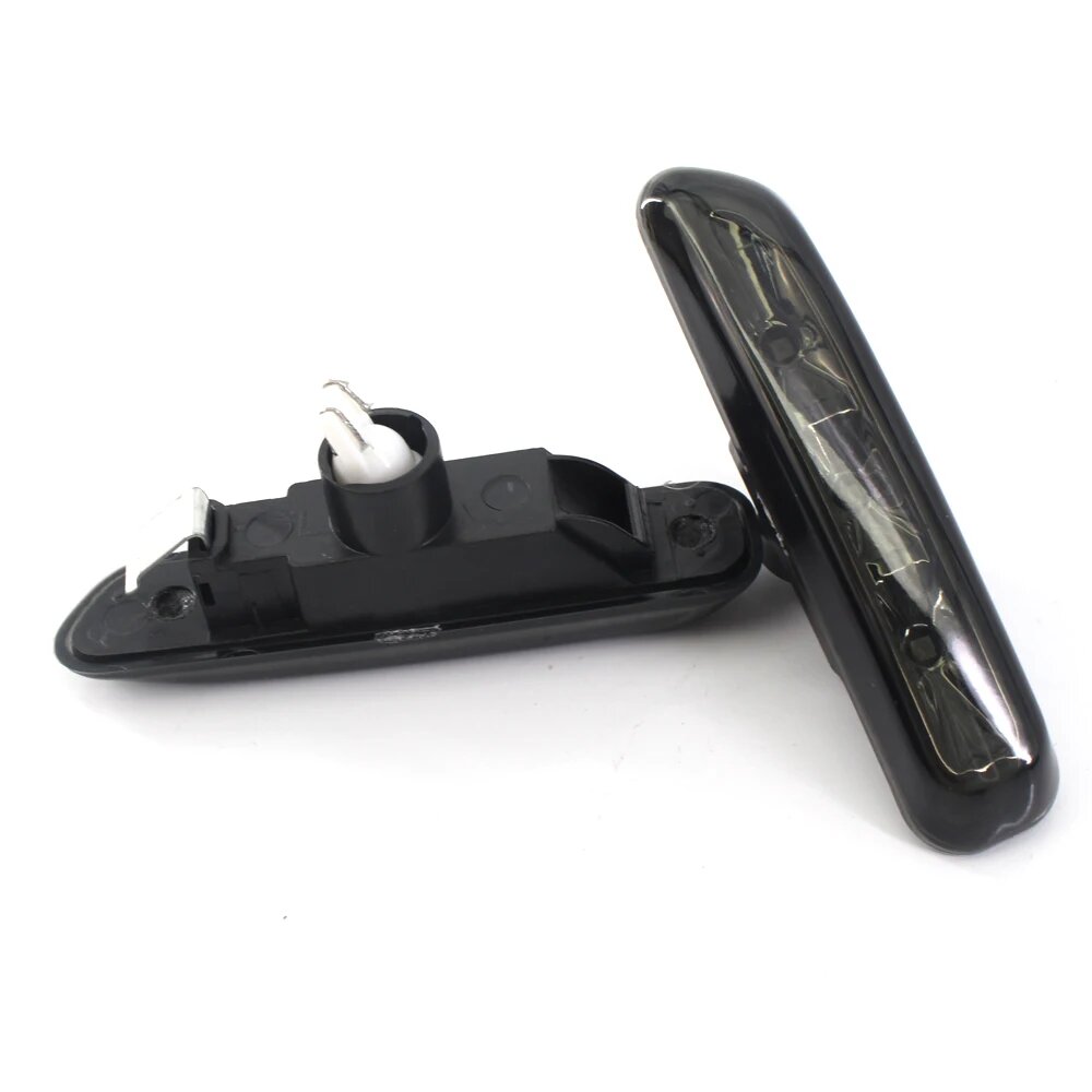 Светодиодные боковые габаритные огни для BMW 3 серии E46 4 двери 1999 2000 2001 автомобильный отражатель сигнальные поворотники Grey with Lamps