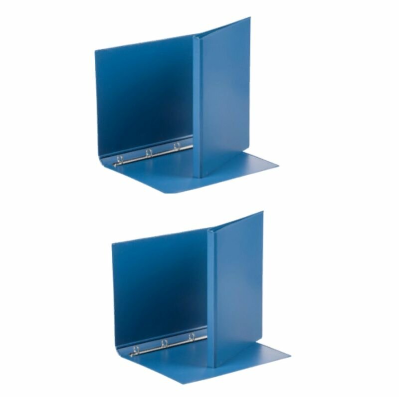 BANTEX Папка на 4-х кольцах 25мм синяя 2 шт