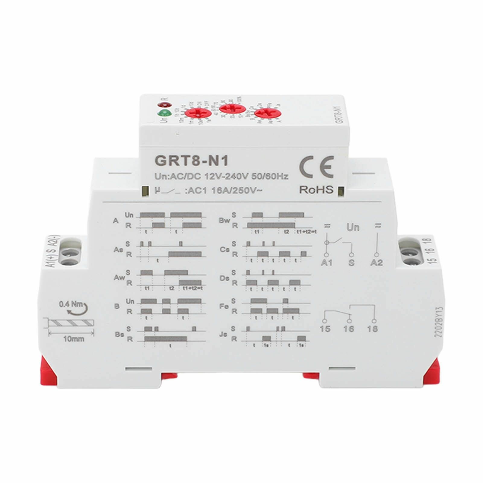 Многофункциональный таймер реле 0,1 с - 10 дней, регулируемое время, высокая точность