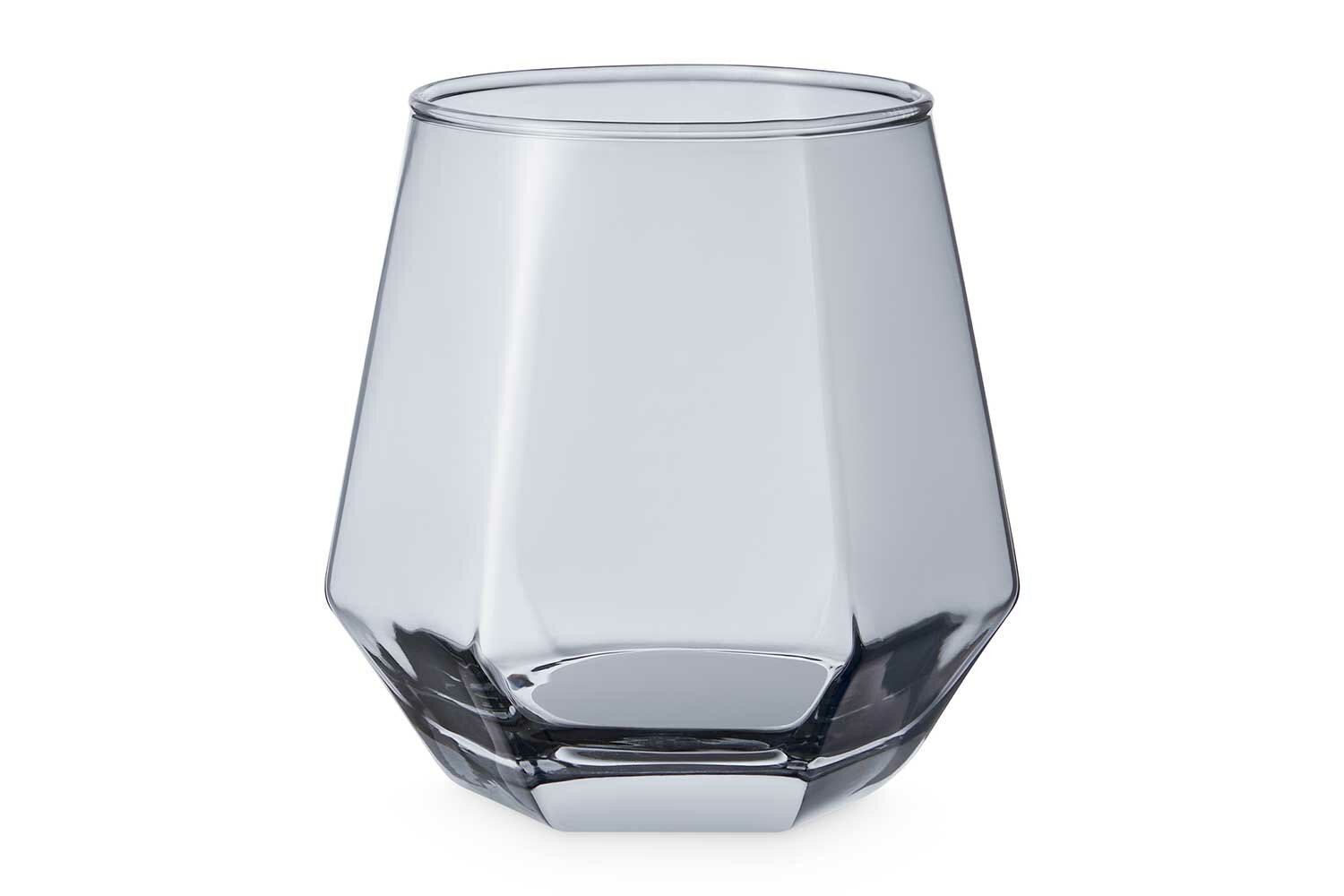 HOFF Grey Diamond Стакан из стекла 300 мл прозрачный и устойчивый для подачи напитков