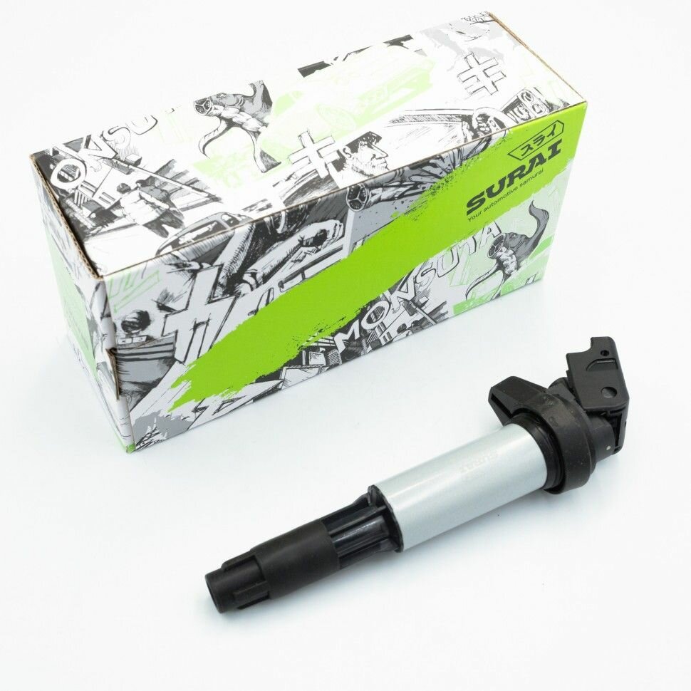 Катушка зажигания SURAI для BMW 3 Series E46 2,2л, 5 Series E39 3,0л, X3 E83 2,5л X5 E53 3,0л (SRS 70604 аналог BMW 12131712219)