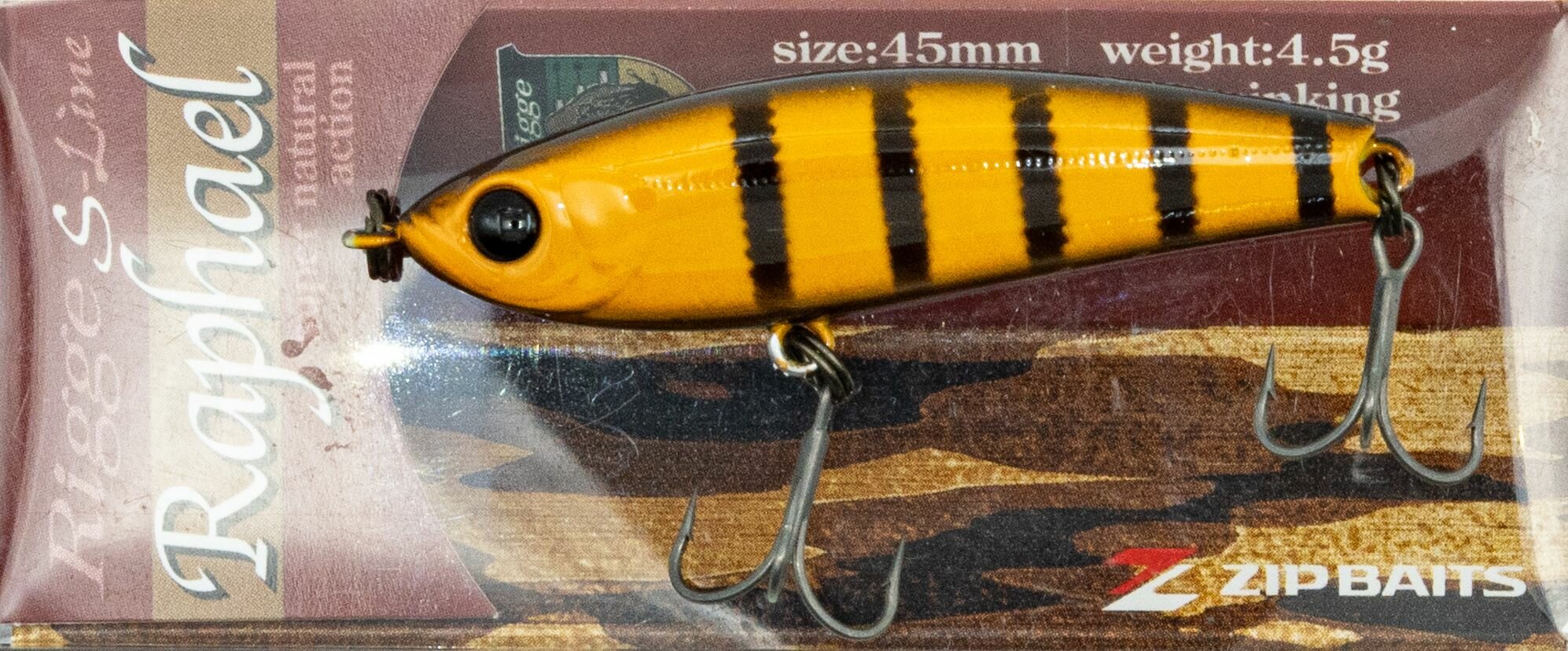 Воблер рыболовный ZipBaits Rigge Raphael 45S, 4.5 гр, цвет 568