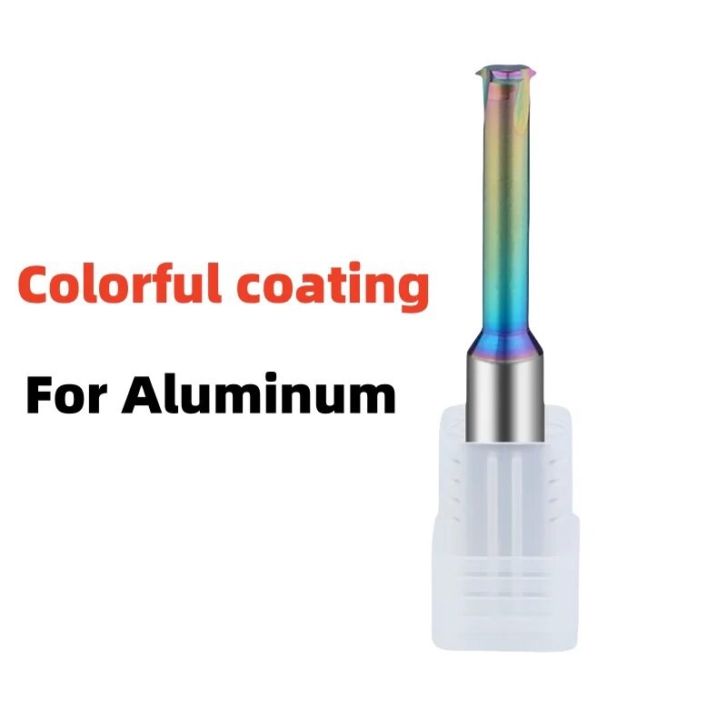 1 шт. станок с ЧПУ, твердосплавный станок с одним зубом, фрезерный станок M1 M1.6 M2 M3 M4 M5 M6 M8 M10 M12 M14 M16 18 20 M24 Фрезы Фреза For Aluminum, M8X1.25XD6X50L