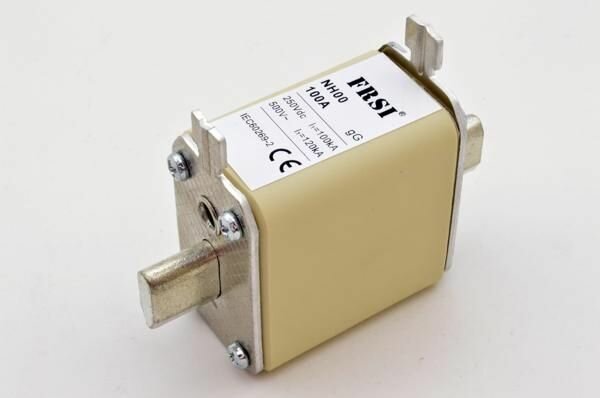 Предохранитель FRZ NH00 500V 100A GG Предохранитель с характеристикой gG 100А 500В AC NH00 1шт