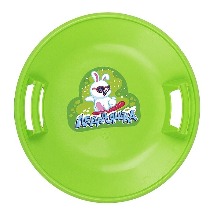 Санки-ледянки Стром "Леденяшка", Заяц, пластик, от 3 лет