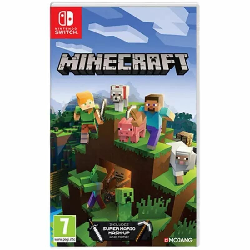 Игра Minecraft: Bedrock Edition (Nintendo Switch, Английская версия)
