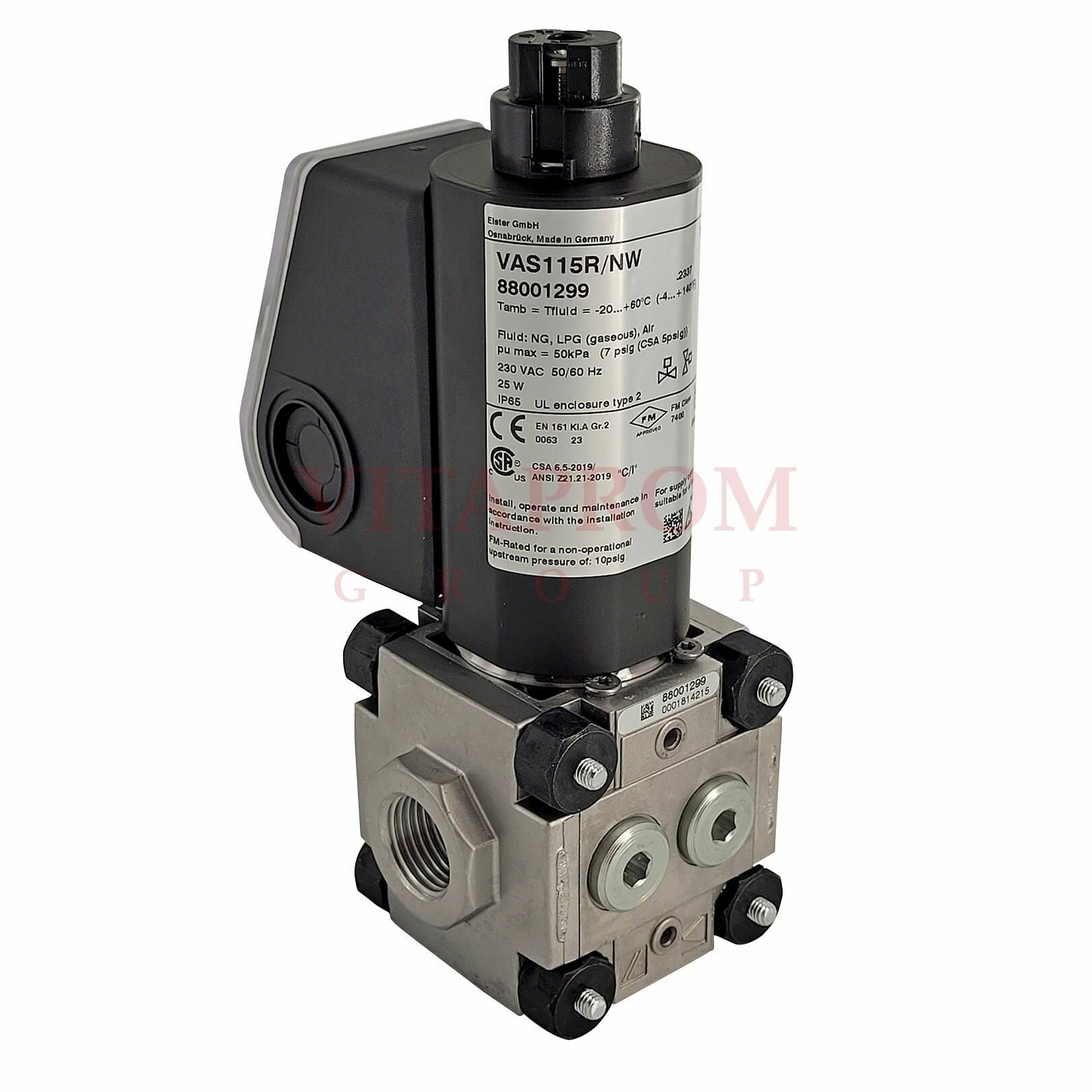 Газовый клапан Kromschroder VAS115R/NW, 88001299