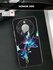 Чехол на Honor X9d / Хонор X9d с принтом Синий цветок на черном