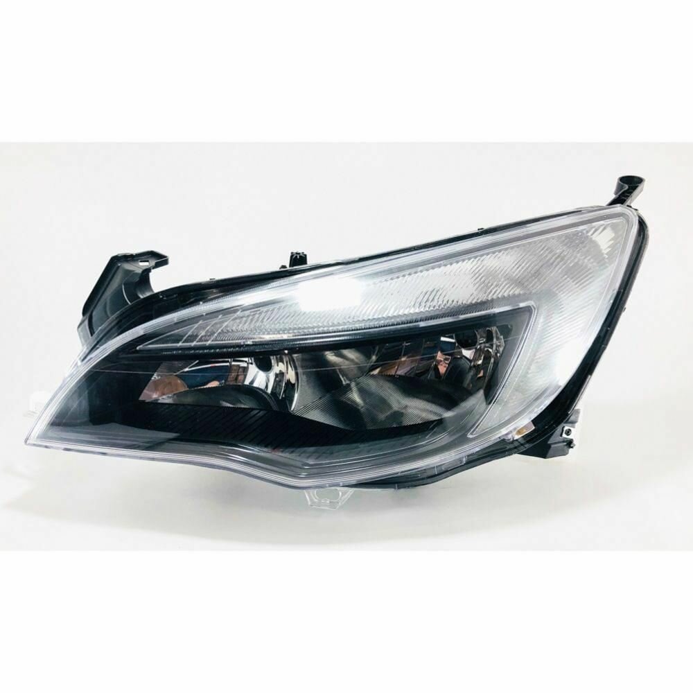 Фары DEPO 442-1161LMLEMN2, для Opel Astra, левая, галогеновая, черная матовая