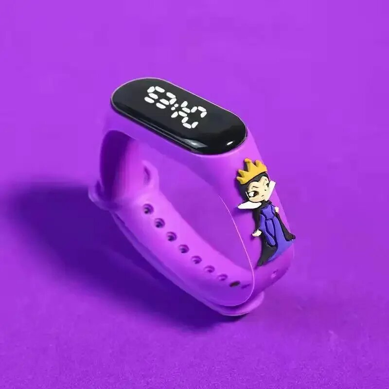 Покемон Пикачу Мстители Человек-паук светодиодные студенческие детские спортивные сенсорные электронные часы для мальчиков и девочек рождественские подарки игрушки