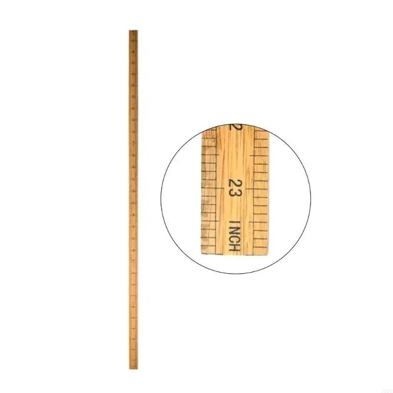 Деревянная линейка 23 дюйма (60 см), цвет 24 inches