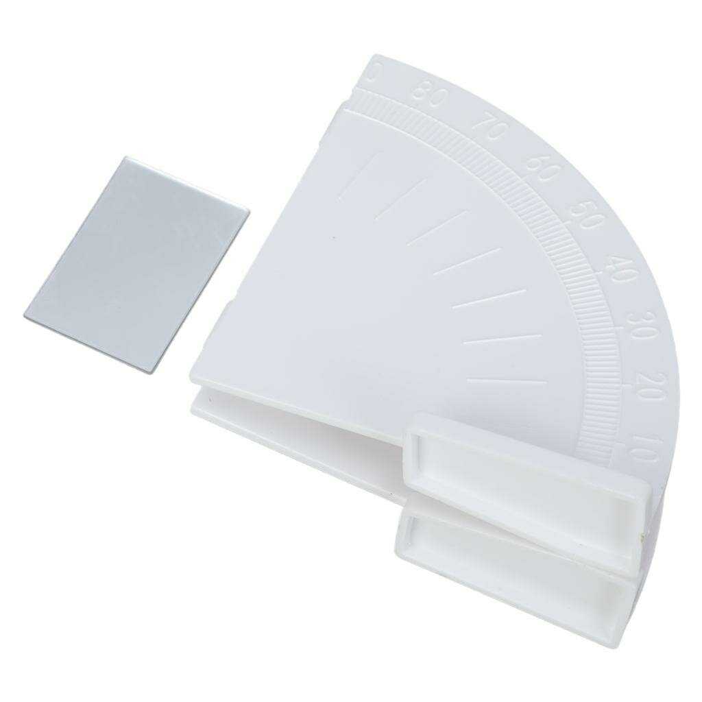 Многофункциональный складной полукруглый транспортир Пластиковый инструмент для физики для школы