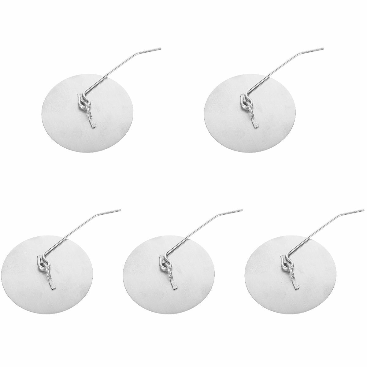 Комплект из 5 стальных крышек-тушителей для костров, многофункциональное средство для защиты