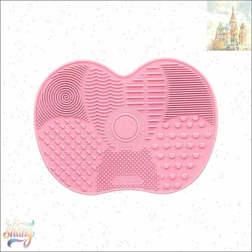 Силиконовый коврик для мытья и очистки кистей