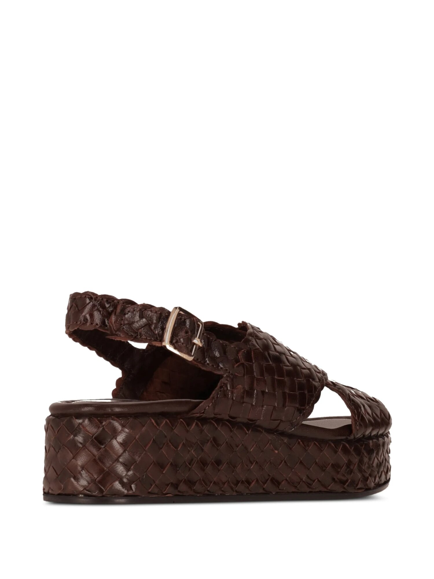 Босоножки LA ROSE Woven crossover platform sandals, размер 37 — фото 1