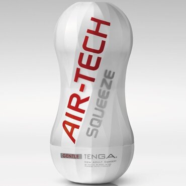 46962 Tenga Air-Tech Squeeze Gentle, белый. Нежный мастурбатор для утонченных ощущений