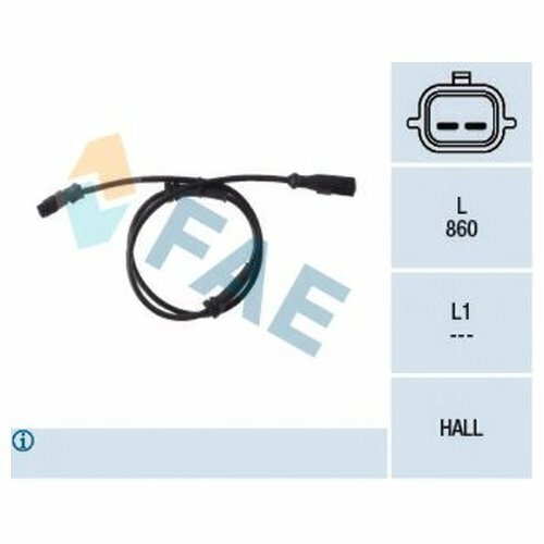 Датчик ABS Fae 78120 для Renault GRAND SCENIC II JM01 II, Megane II, Scenic II