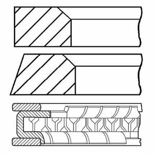 Кольца GOETZE 08-421306-00 Ваз-2108-21099, dm. 82,4 STD