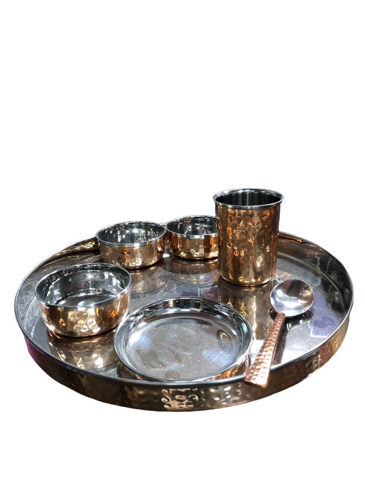 Набор медной посуды ручная работа премиум (7 предметов)