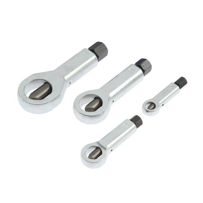 Набор гайколомов Тундра HEх12-14-19-21, 9-27 мм, 4 шт