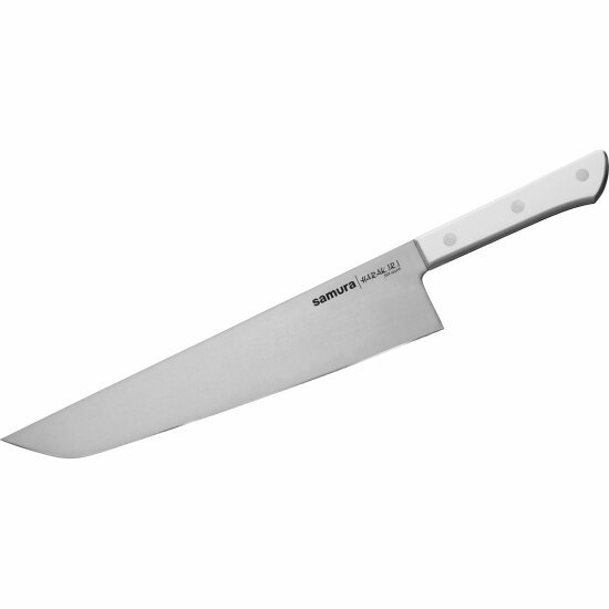 Нож кухонный Хамокири Samura HARAKIRI белая рукоять 25,4 см (SHR-0050W/K)