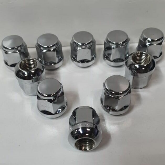 Гайка колёсная 12x1,5x27 HONDA, конус, под 19 ключ, 10 штук