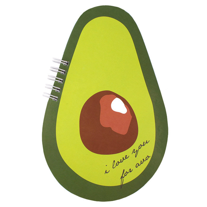 DV-12974 Блокнот на спирали 11,5*18см Авокадо, 50л.