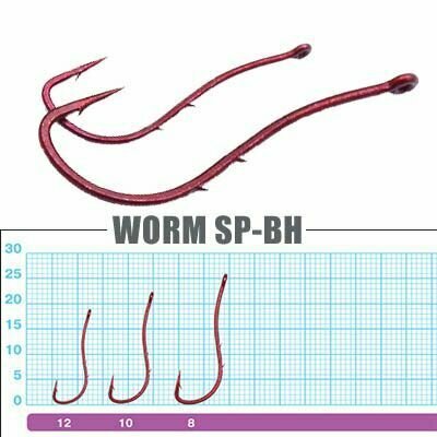 Крючки рыболовные Owner 53118 № 12 (9шт) Worm SP-BH, одинарные