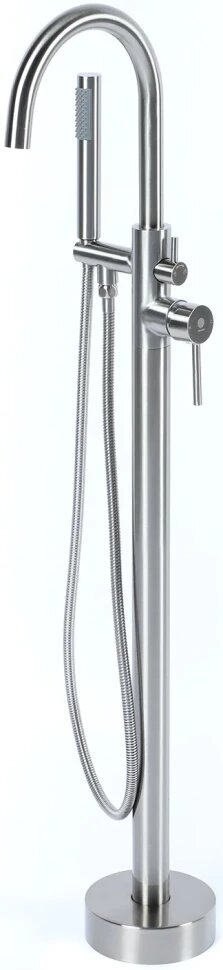 Смеситель напольный для ванны Orange Steel M99-336ni