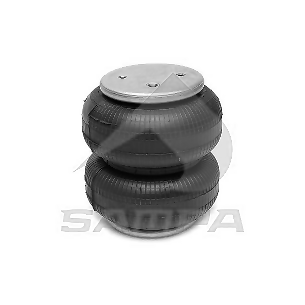 SAMPA SP 55225-2P04 (1387283, SP552252P04_SA) пневмоподушка двойной сильфон 2 отв.+возд, 2 отв, scania