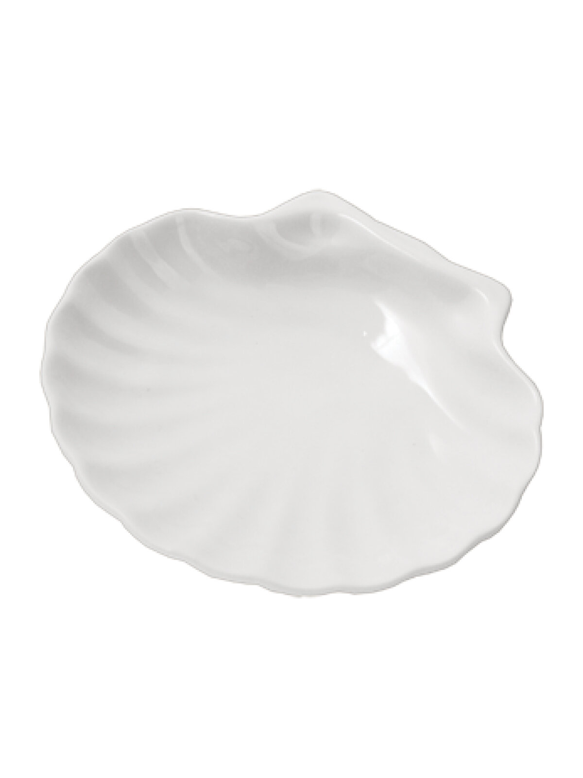 Блюдо сервировочное Ракушка набор 2 шт Kunstwerk, фарфоровые, 18 см