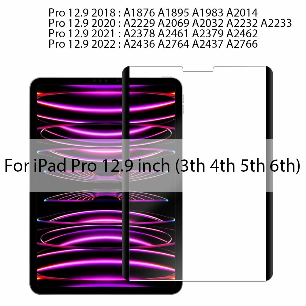 Матовая защитная пленка Game Falcon для iPad Pro 12.9 2018-2022