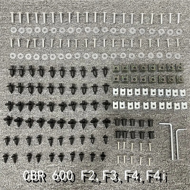 Комплект болтов для обтекателя кузова, винты для HONDA CBR 600 F2, F3, F4, F4i 1991-2007 гг.