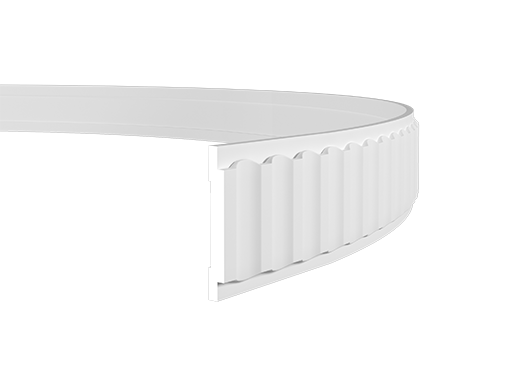 Молдинг Гибкий Европласт Лепнина 1.51.338 Д2000хШ9хВ40 мм.