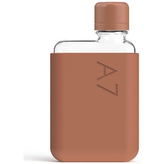 Бутылка Memobottle с силиконовым чехлом A7, коричневый