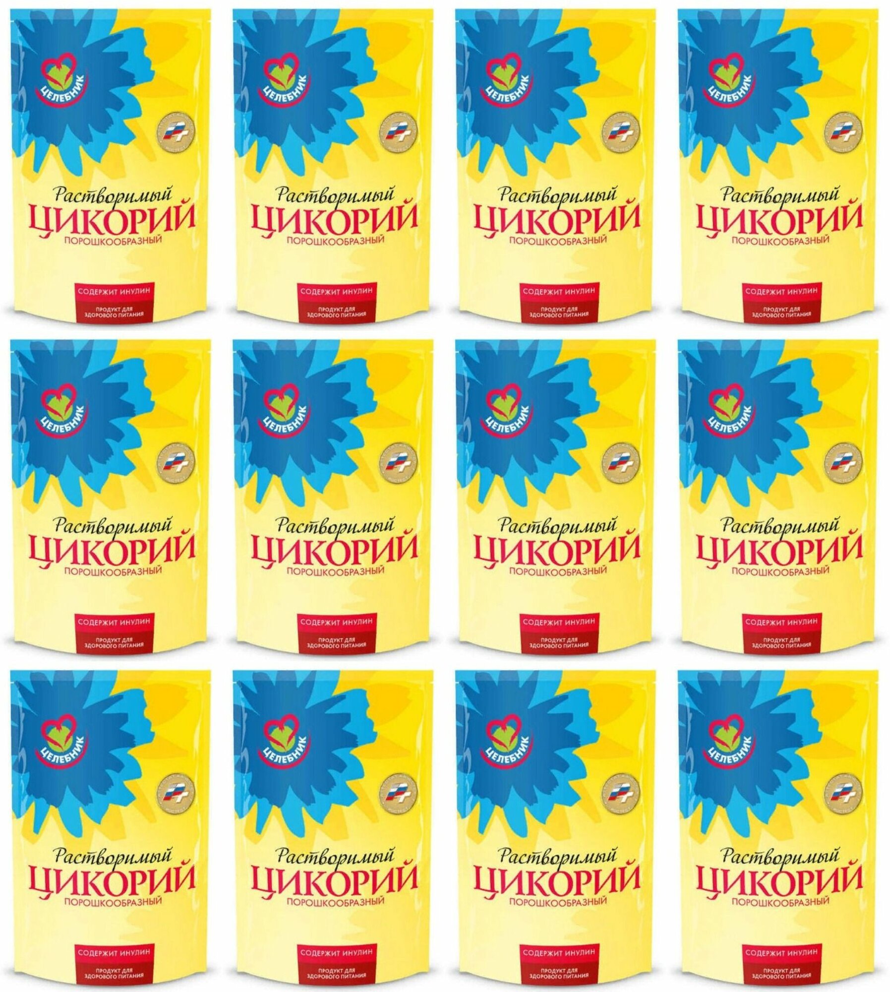 Славкофе Цикорий растворимый Целебник, 85 г, 12 шт
