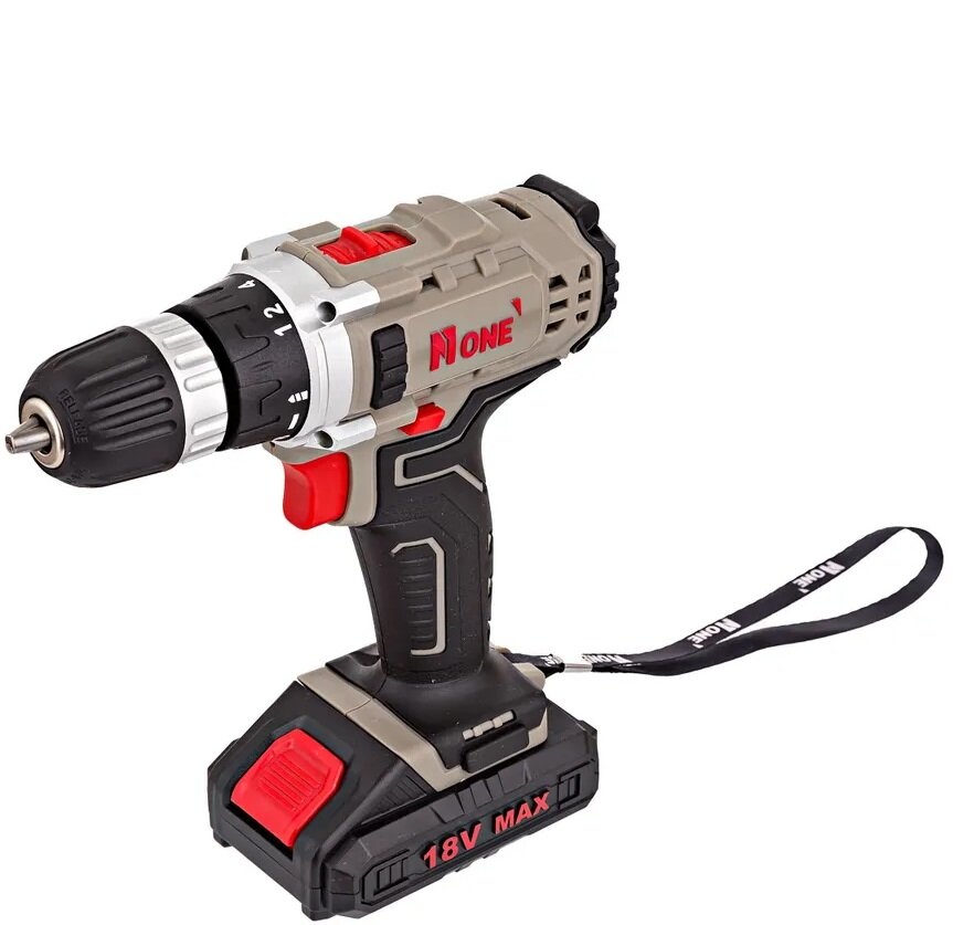 Дрель аккумуляторная NUMBER ONE, CD18/2.0-3 CLASSIC 18 В (2 АКБ 2 Ач, ЗУ, кейс с органайзером)