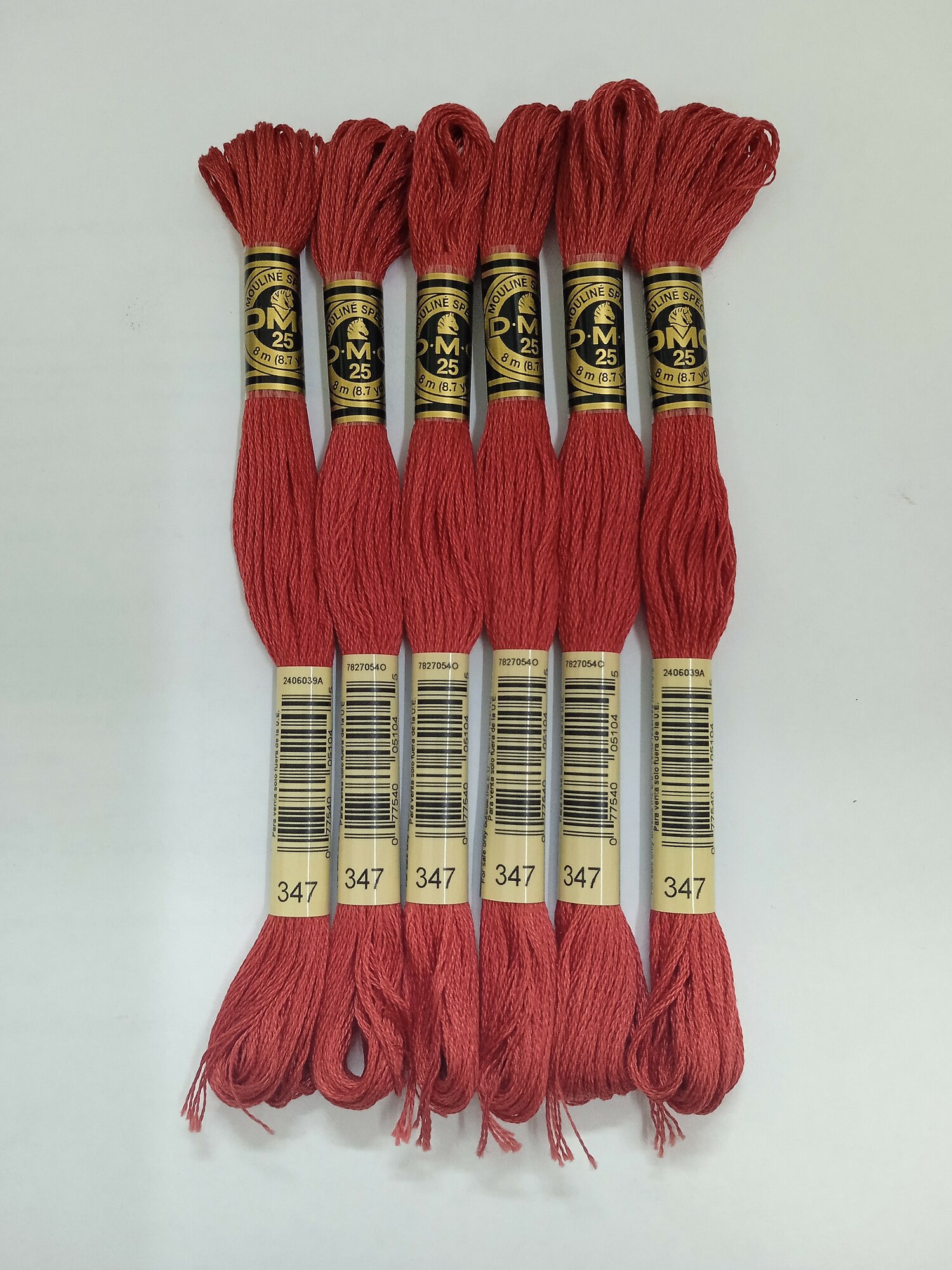 Набор ниток мулине, 8 м, 6 шт DMC-347_6