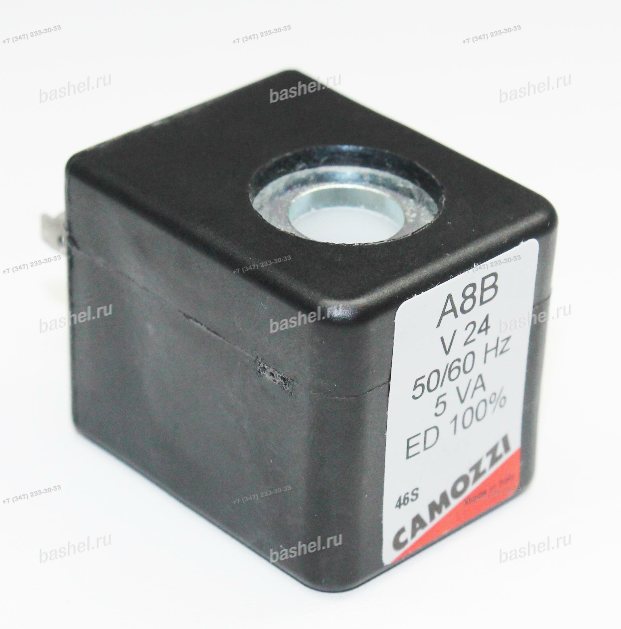 A8B AC 24V, 5VA, Катушка соленоид, Camozzi