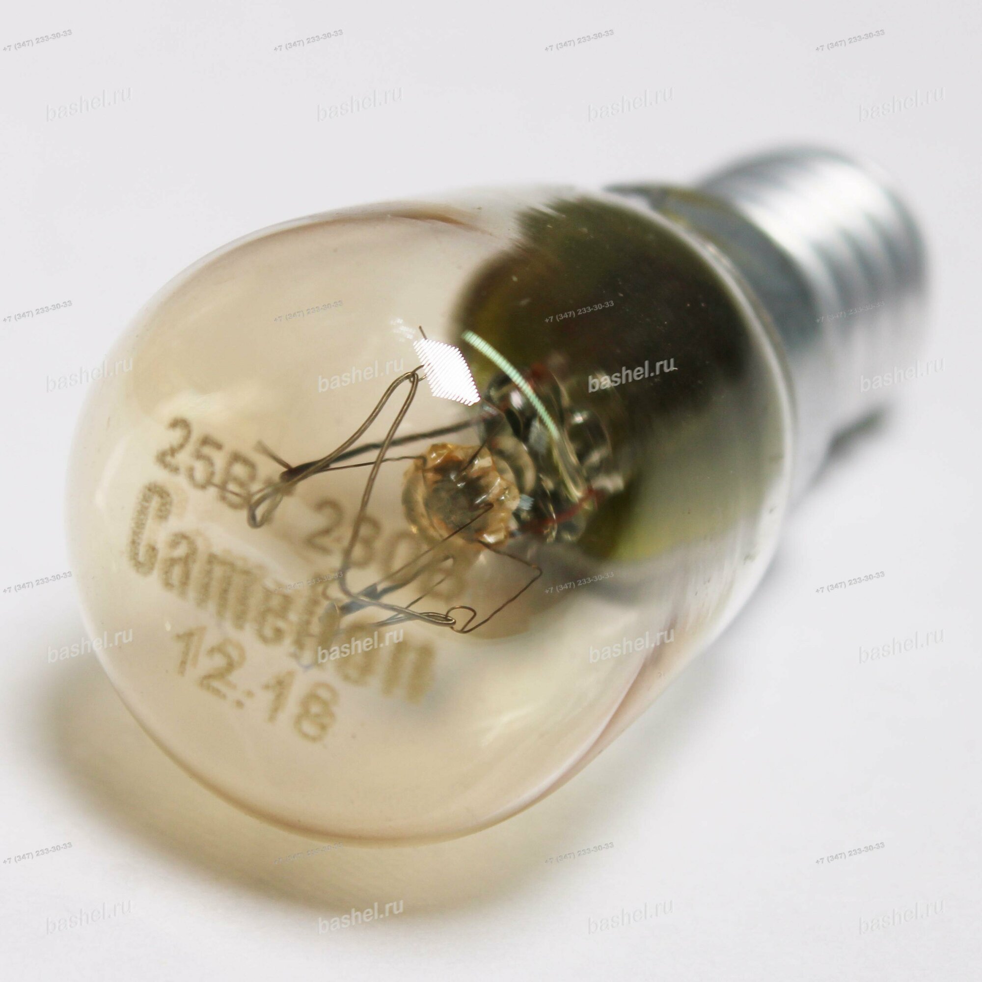 Лампа для вытяжек и швейных машин Camelion T26 E14 25W(180lm) прозрачная 58x26 25/P/CL/E14