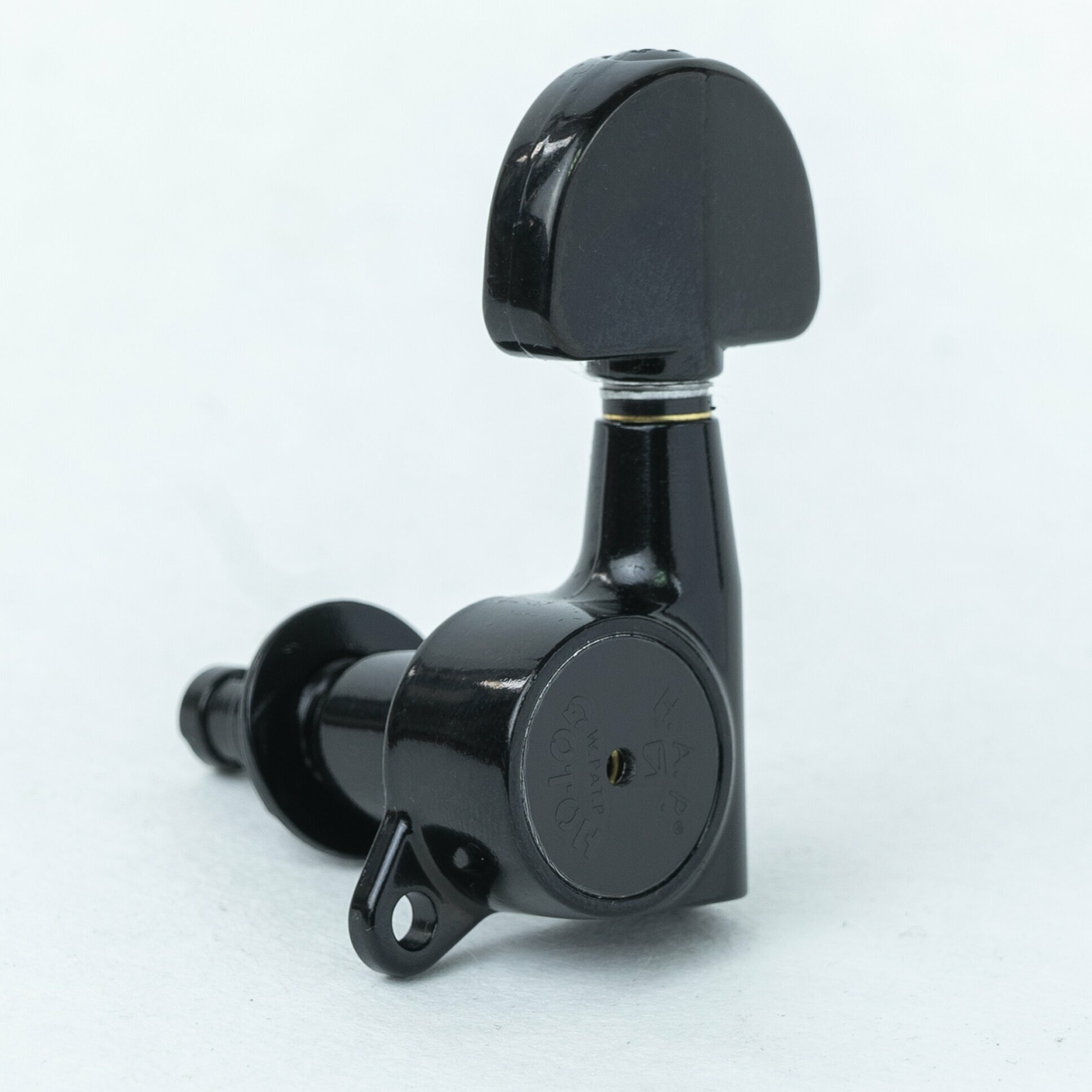 Колок одиночный GOTOH SG381-HAPM-20, Long, правый, чёрный