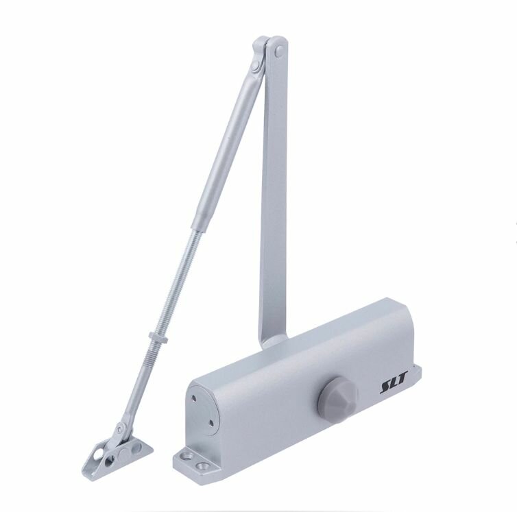 Дверной доводчик SLT DC120 до 120 кг серебро