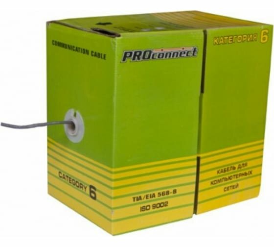 01-0047-3 / Витая пара PROconnect 01-0047-3 (UTP, пары 4, кат. 6, одножильный, проводник - омедненны