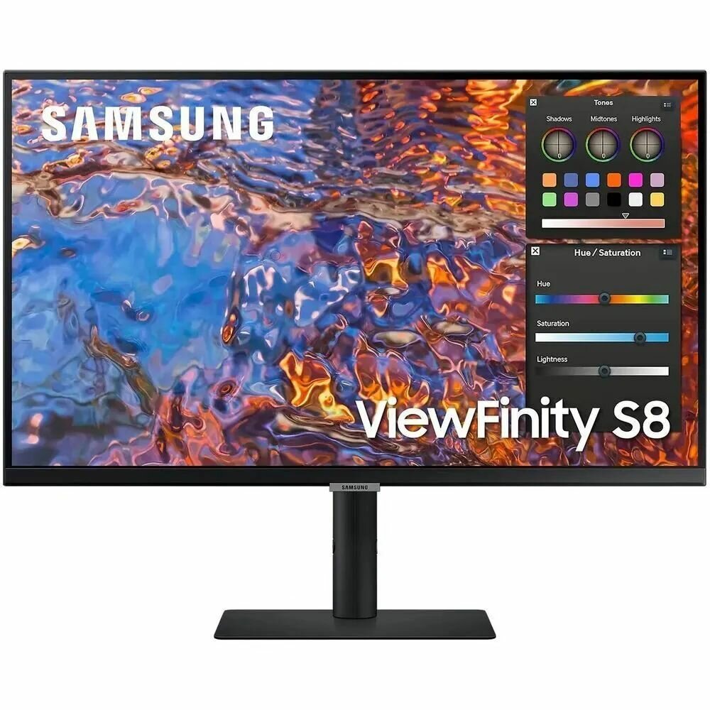 Монитор Samsung S27B800PXI 27", IPS, UHD 4K, 60 Гц, черный