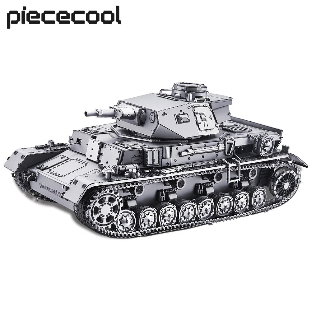 Piececool 3D Металлический Танк Panzer IV 1:48