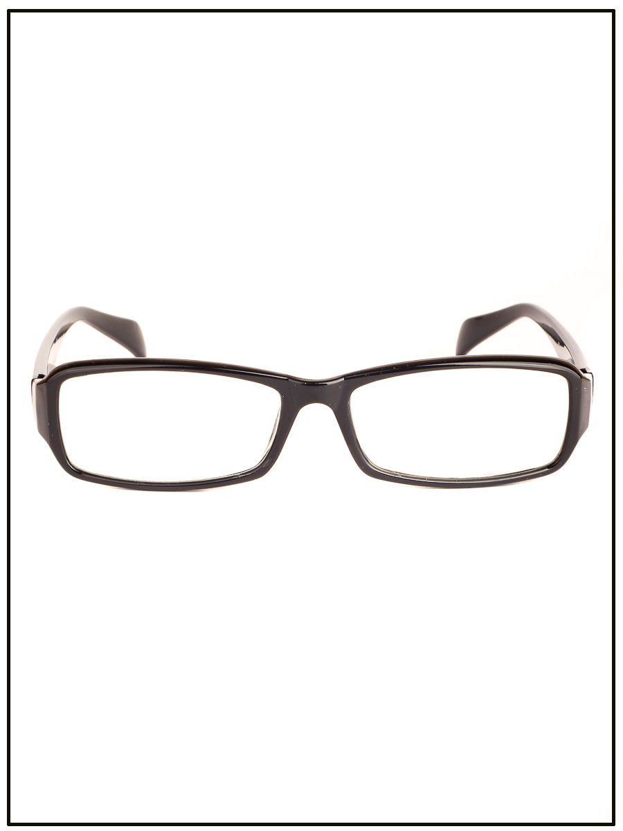Готовые очки для зрения черные Farsi 8585 с диоптриями -5.0 пластиковые, прямоугольные с футляром