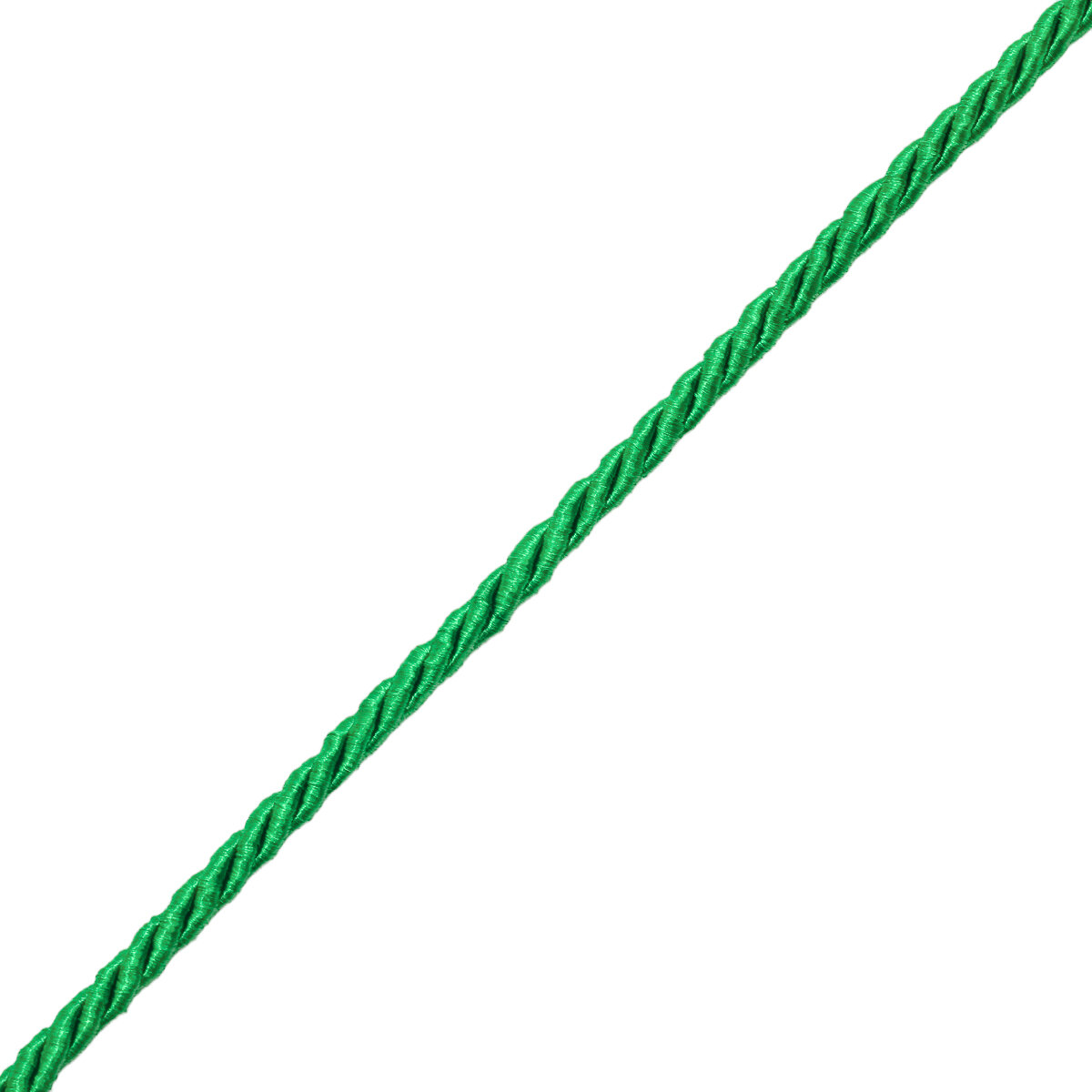 Шнур декоративный витой люрекс Айрис, 1AS-169, 3 мм*18,29 м (40 изумрудный)
