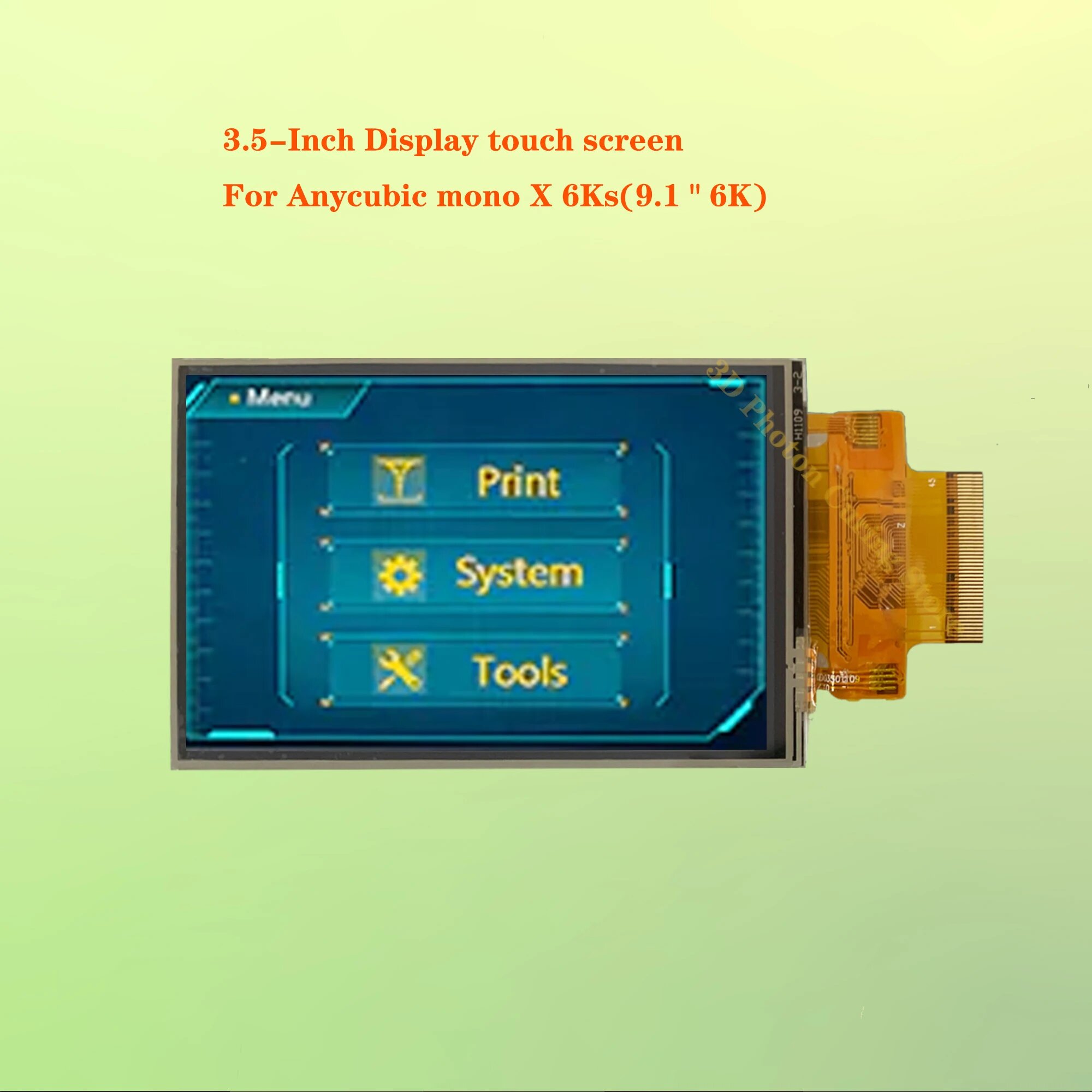 Сенсорный экран 3,5 дюйма для Anycubic Mono X 6Ks