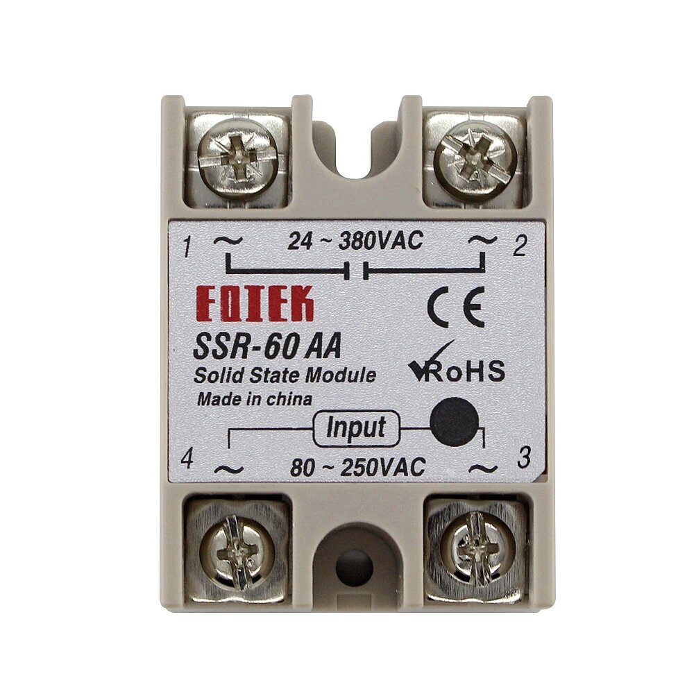 Реле твердотельное YJCAL SSR-60/80/100AA SSR-60AA